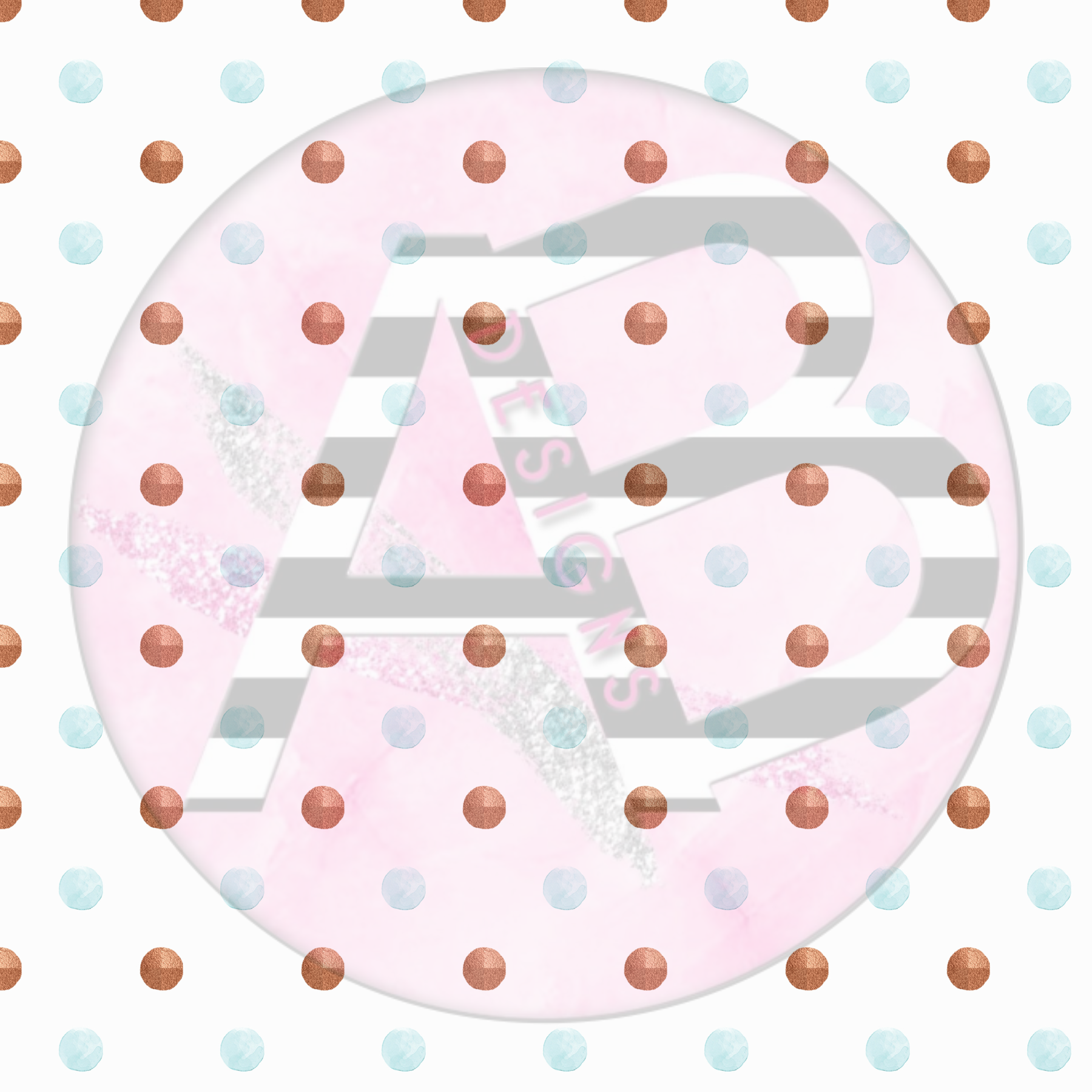 Adhesive Patterned Vinyl - Teal and Copper Floral 14 – AB Designs, Co.