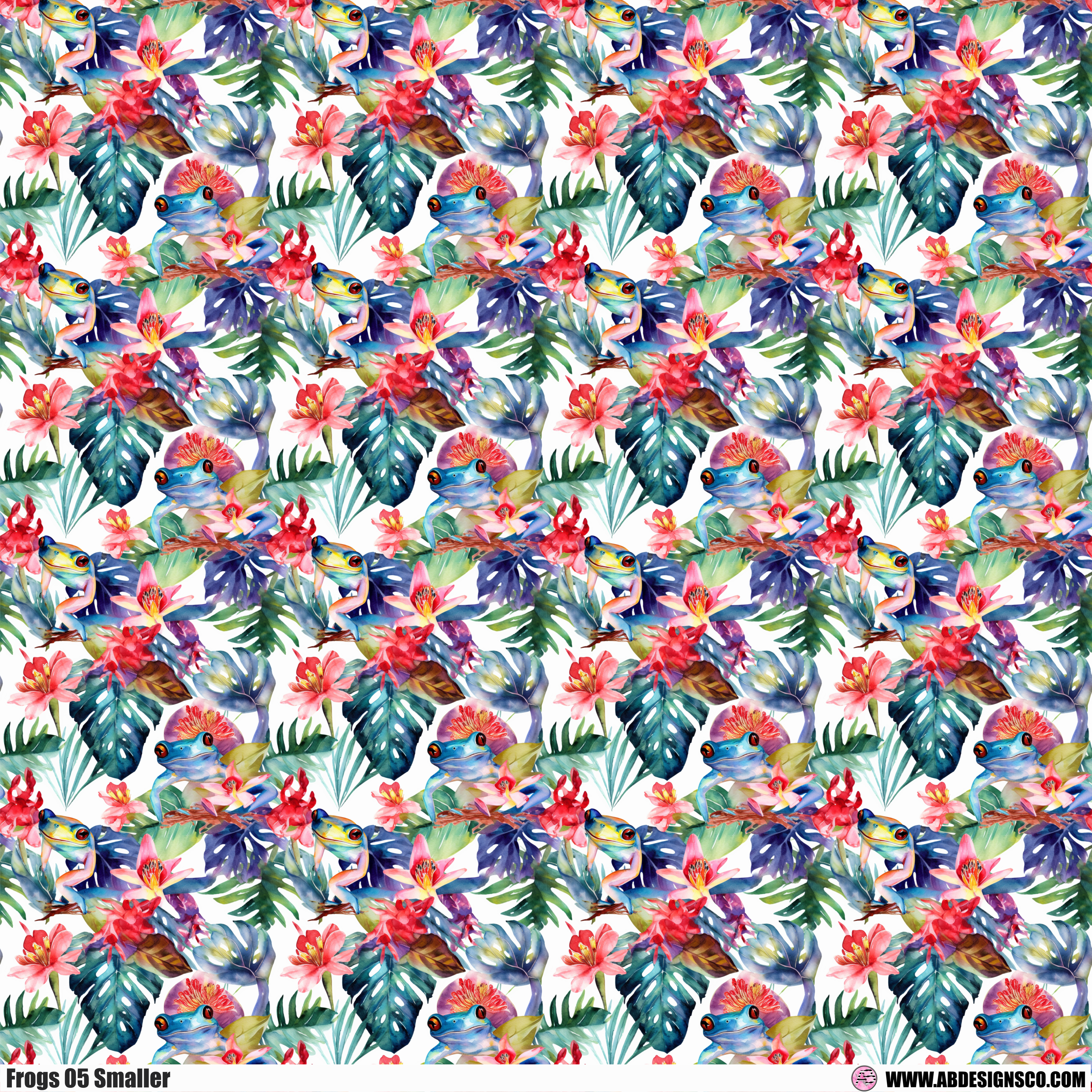 Adhesive Patterned Vinyl - Frog 05 Smaller – AB Designs, Co.
