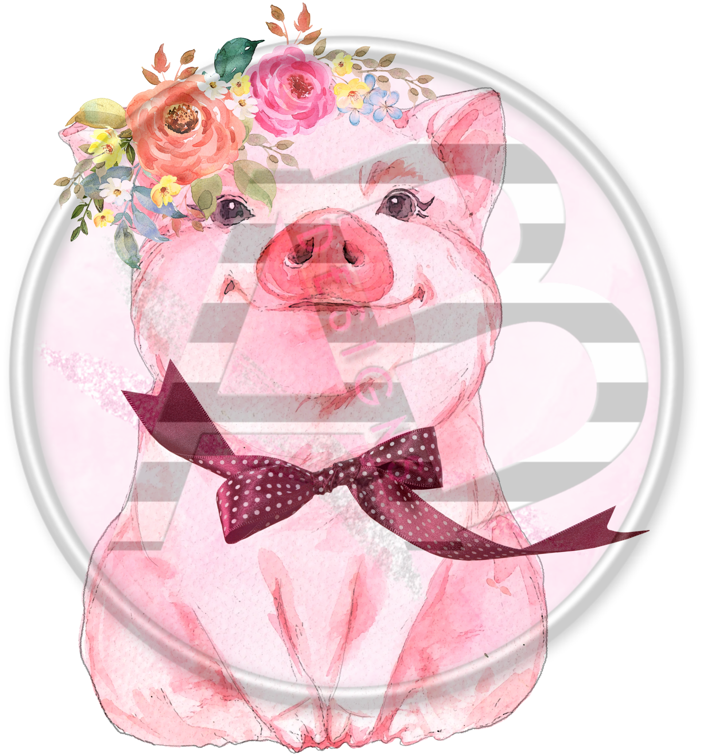 DTF Heat Transfer - Pig 01 – AB Designs, Co.