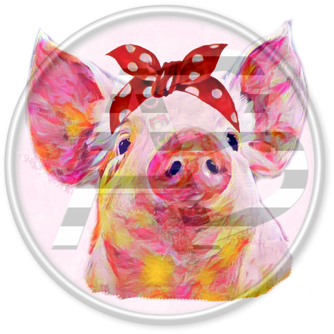 DTF Heat Transfer - Pig 04 – AB Designs, Co.