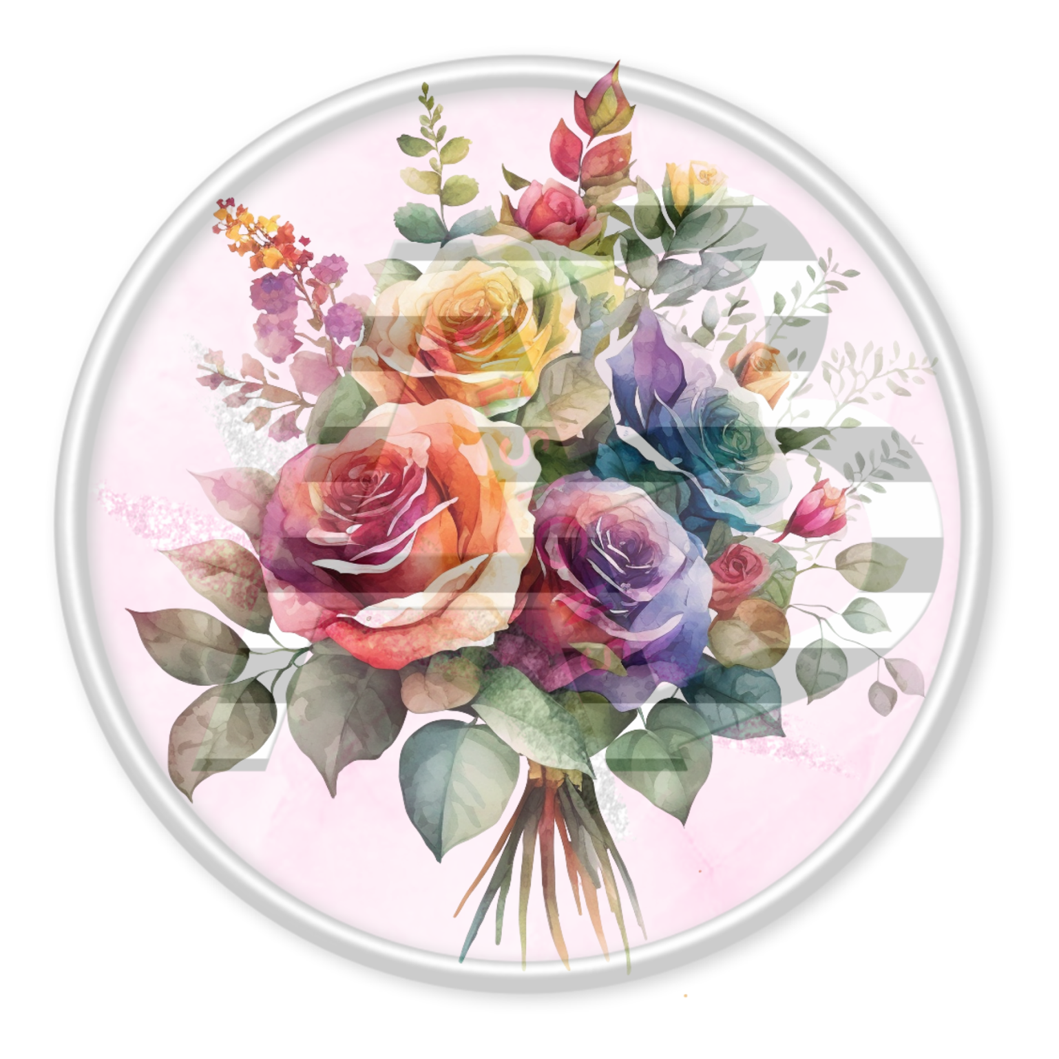 DTF Heat Transfer - Rainbow Roses 04 – AB Designs, Co.