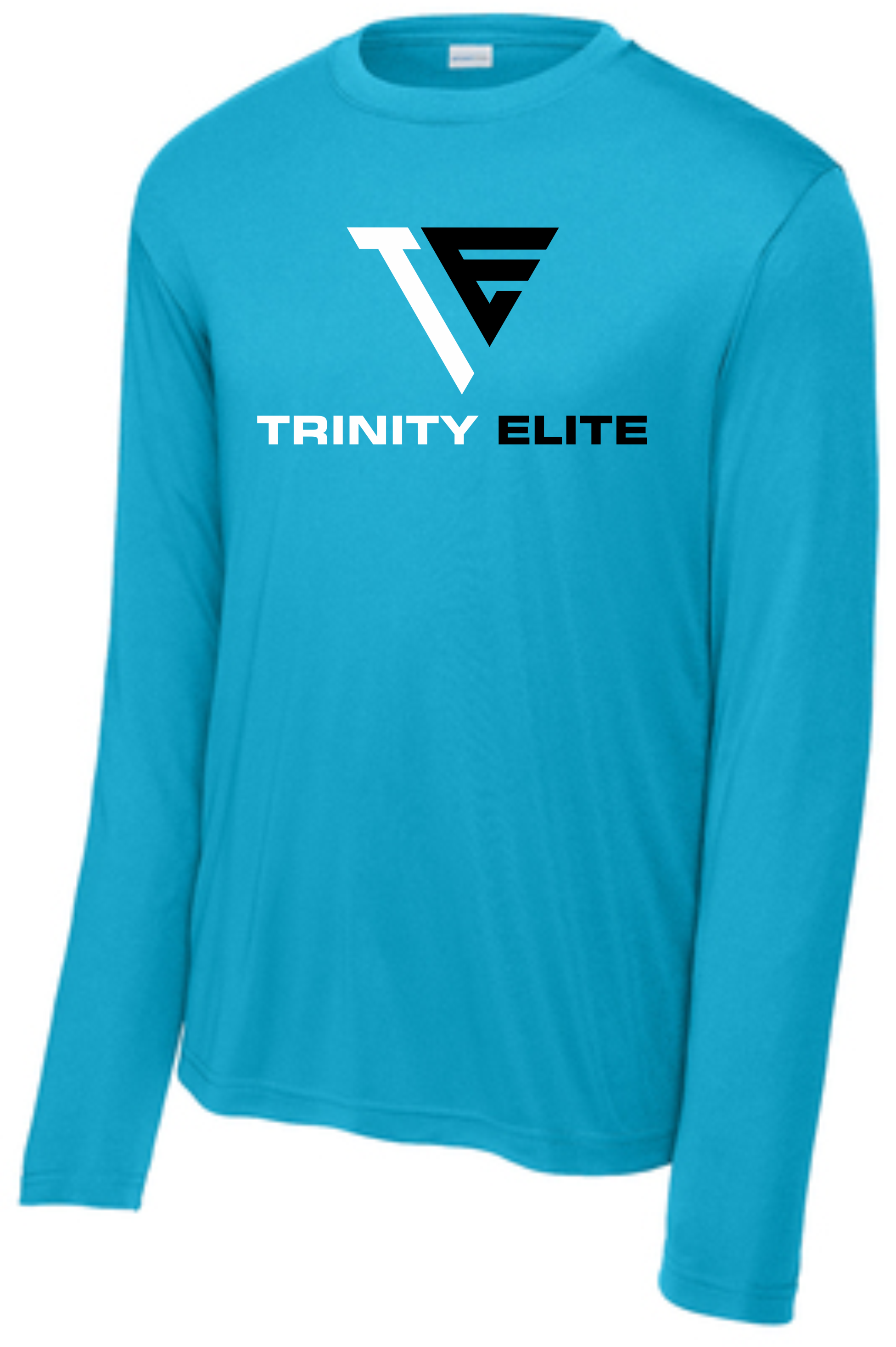 Trinity Elite - BLUE Long Sleeve DriFit T-Shirt ST350LS – AB Designs, Co.