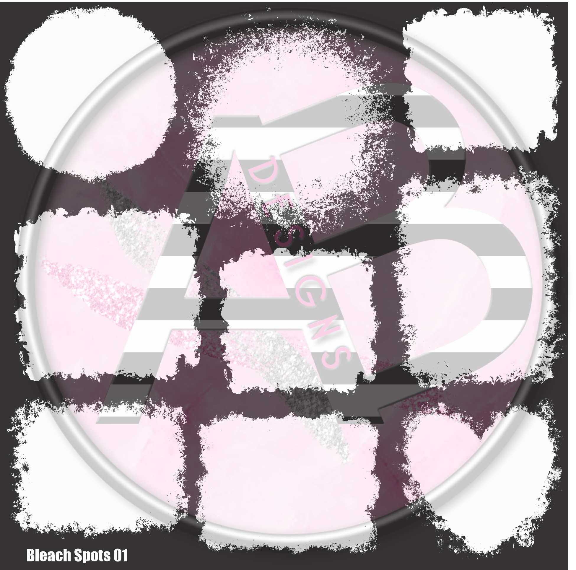 Adhesive Patterned Vinyl - Bleach Spots 01 – AB Designs, Co.
