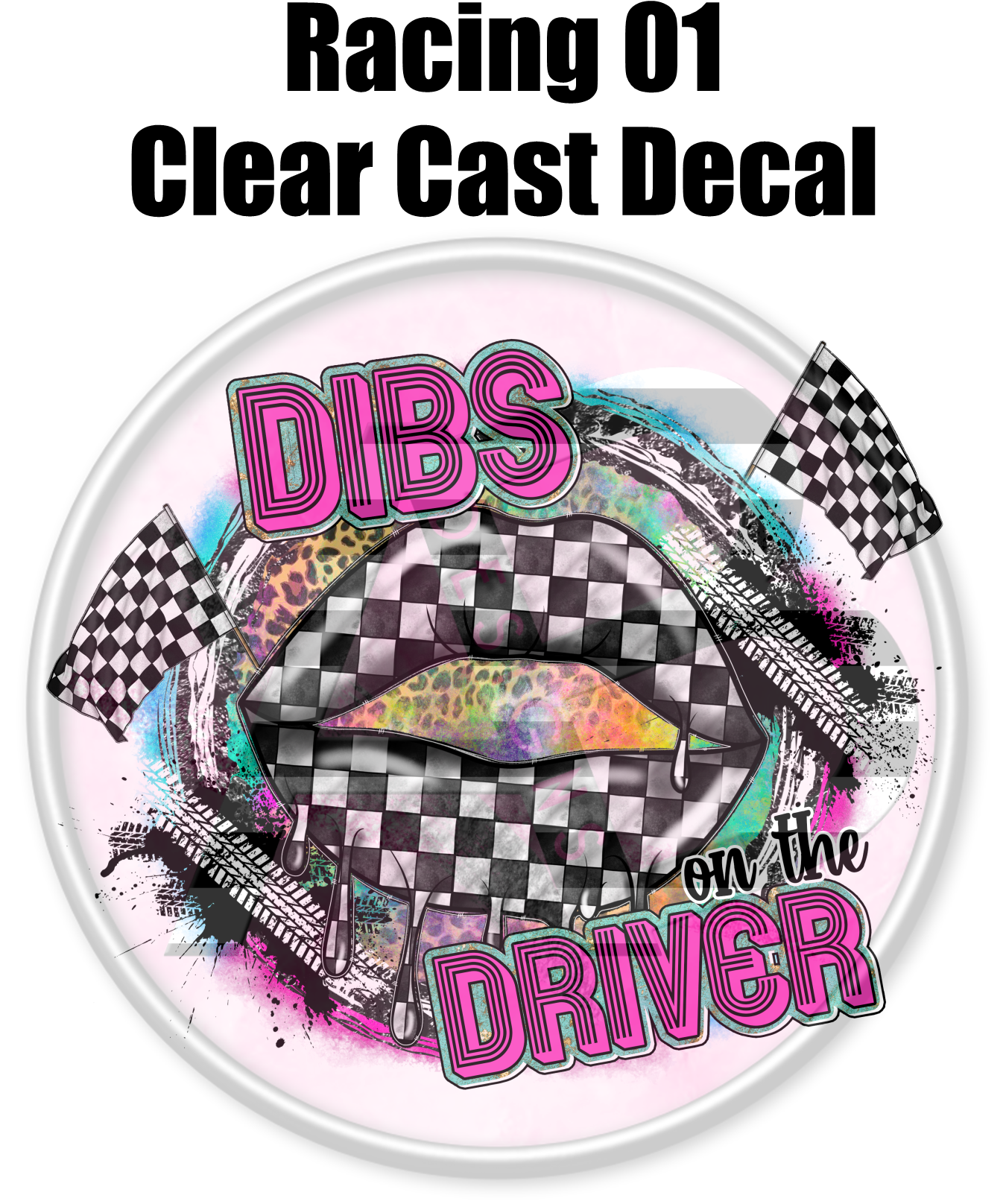 Racing 01 - Clear Cast Decal – AB Designs, Co.