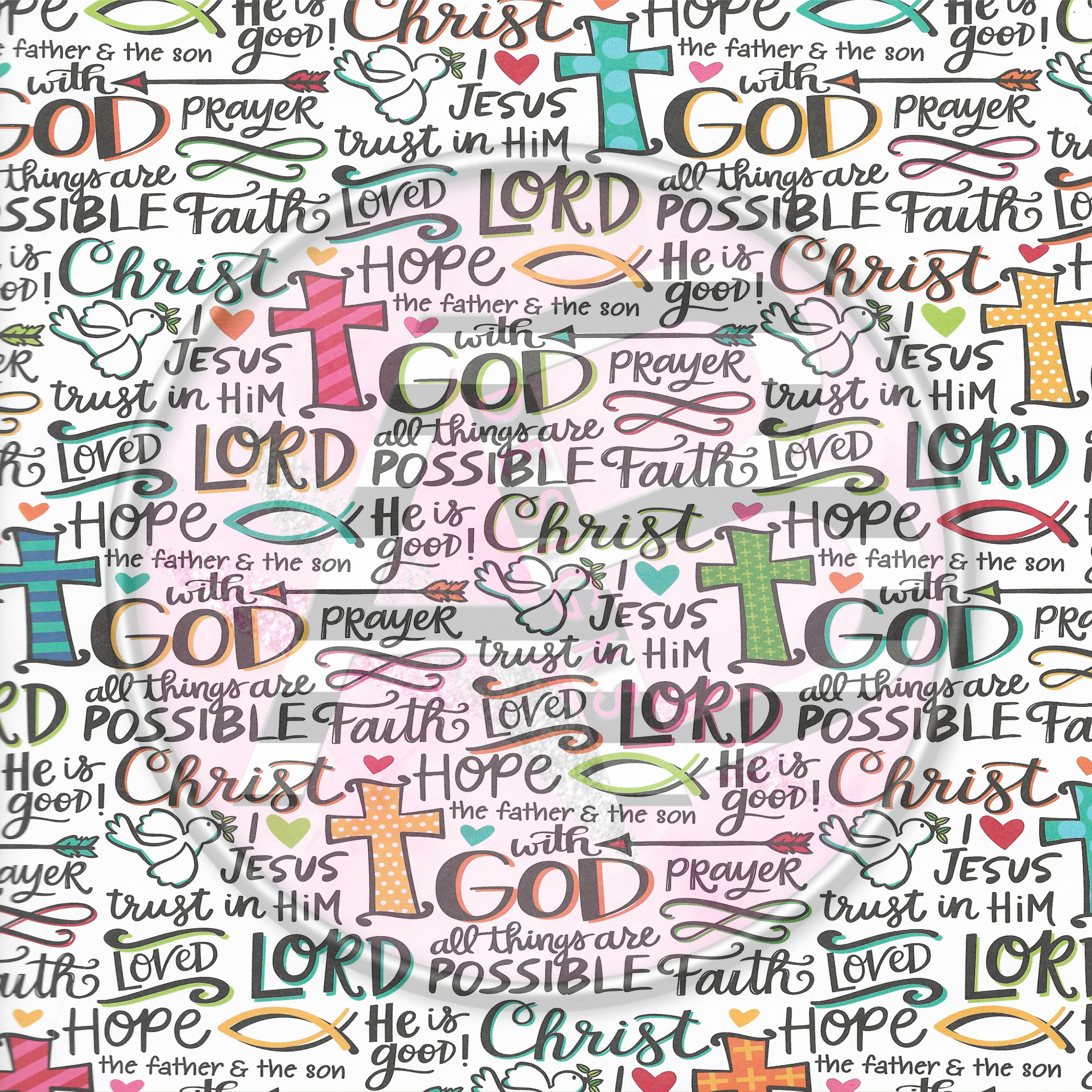 Adhesive Patterned Vinyl - Religious 22 – AB Designs, Co.