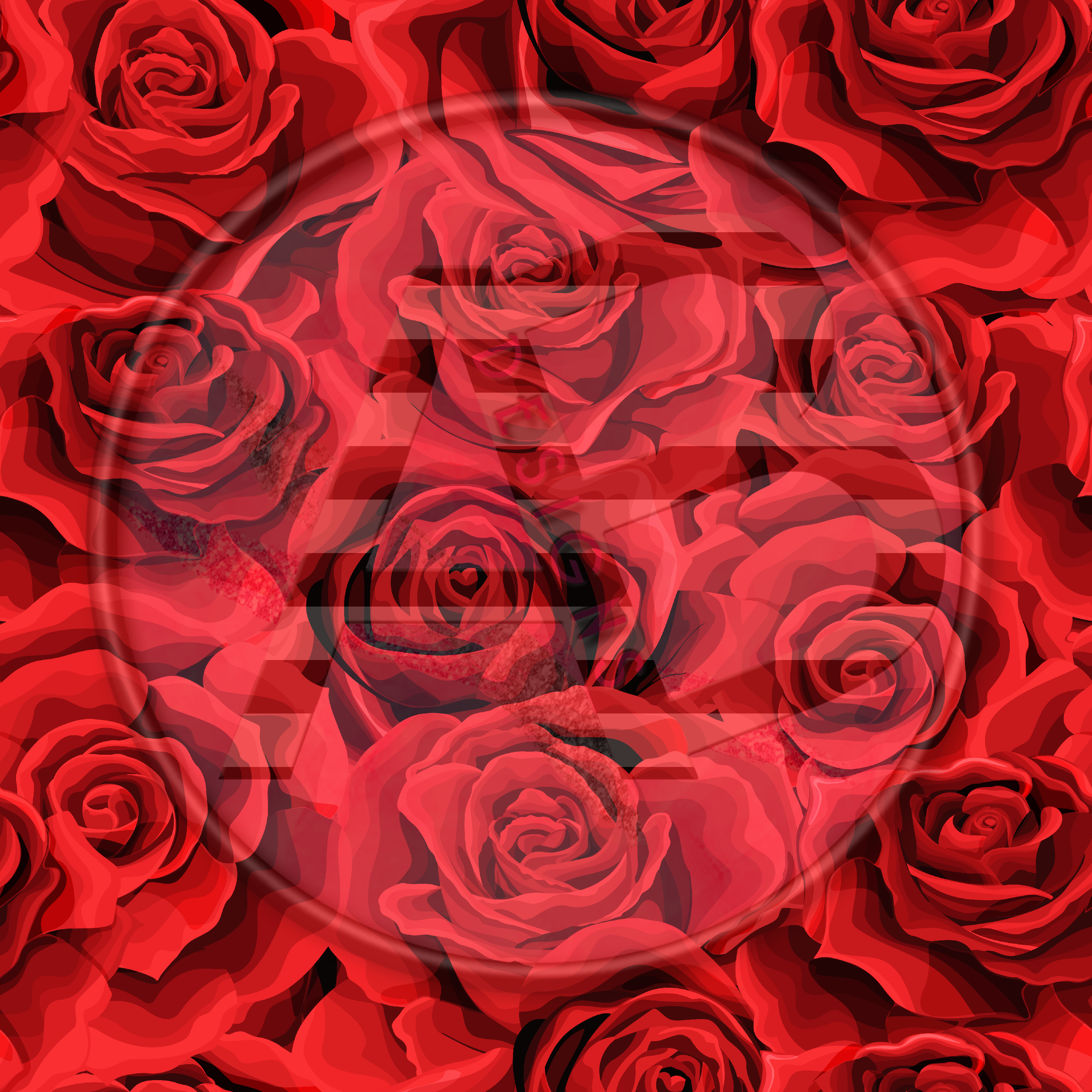 Adhesive Patterned Vinyl - Roses 01 – AB Designs, Co.