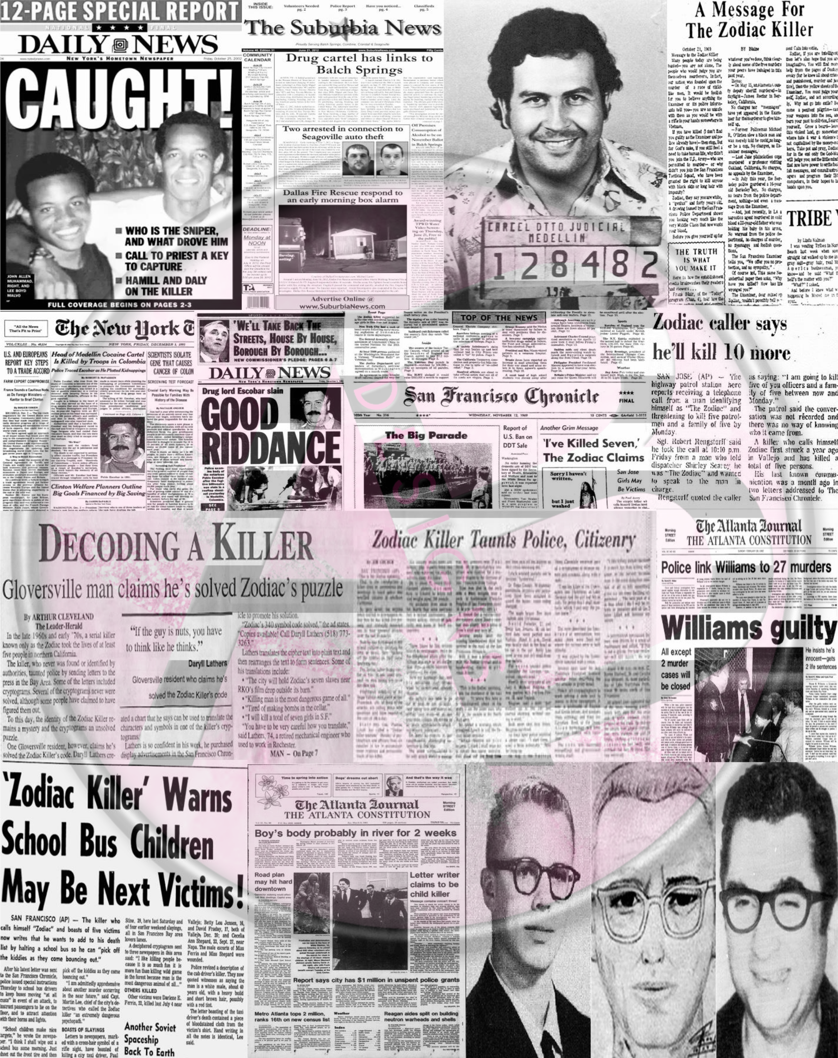 Adhesive Patterned Vinyl - Serial Killer 02 – AB Designs, Co.