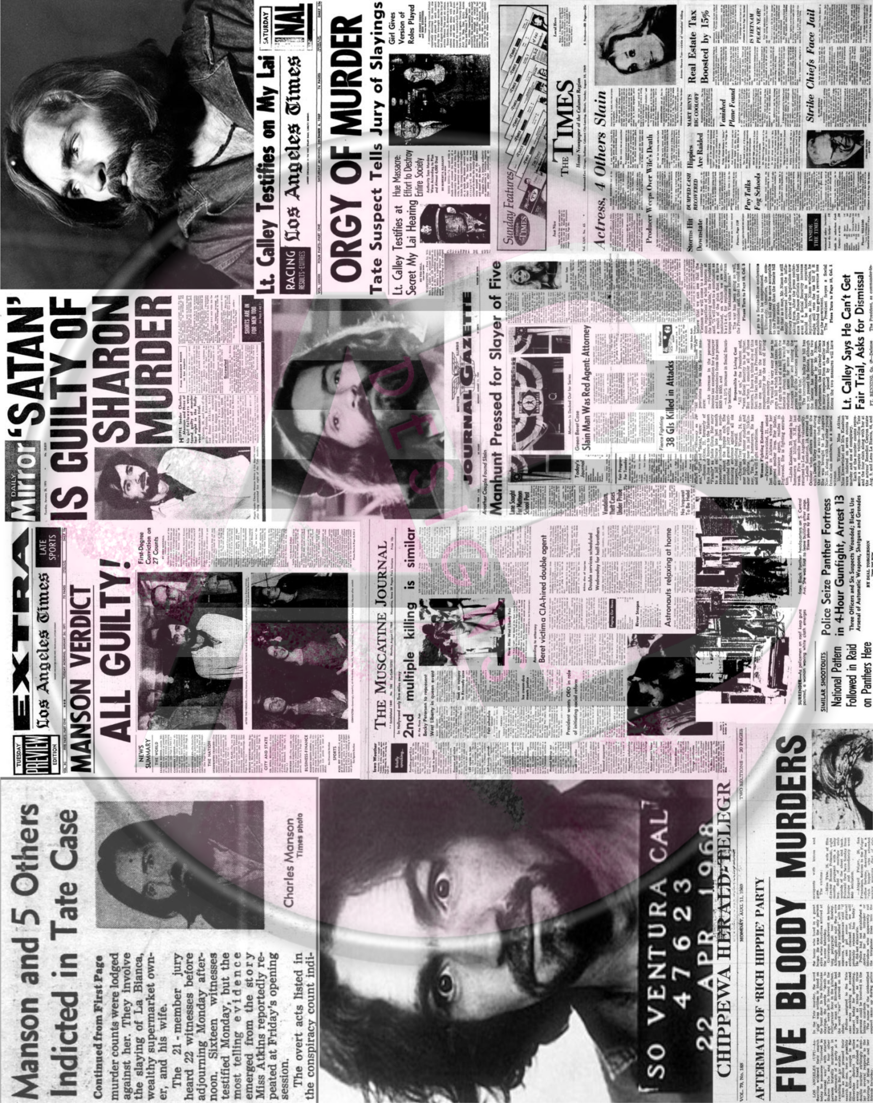 Adhesive Patterned Vinyl - Serial Killer 04 – AB Designs, Co.