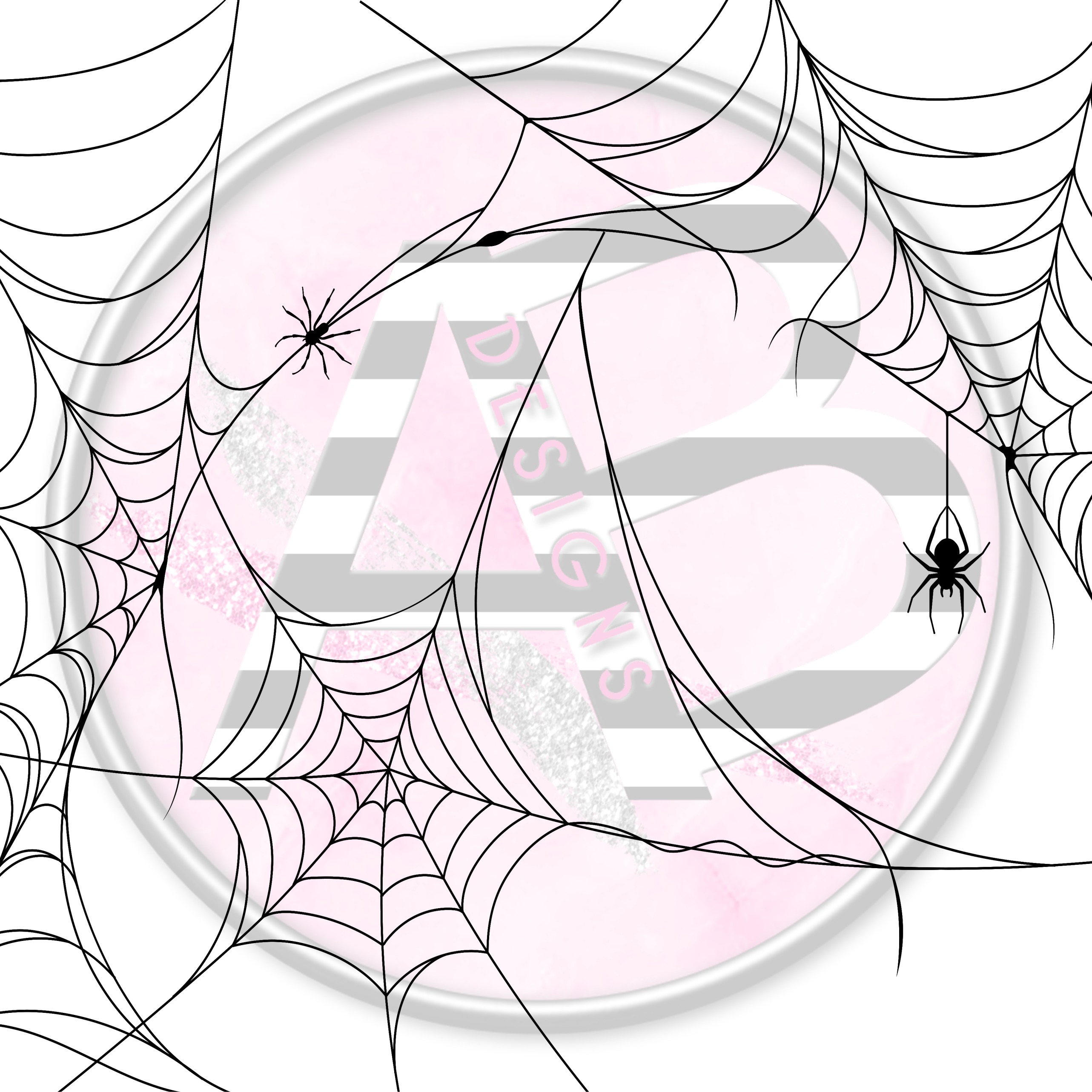 Adhesive Patterned Vinyl -Spider Web 06 – AB Designs, Co.