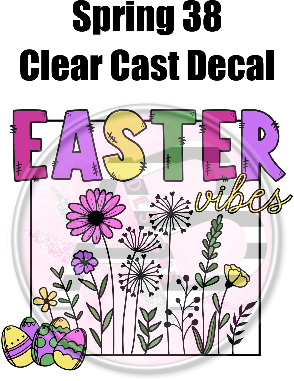 Spring 38 - Clear Cast Decal – AB Designs, Co.