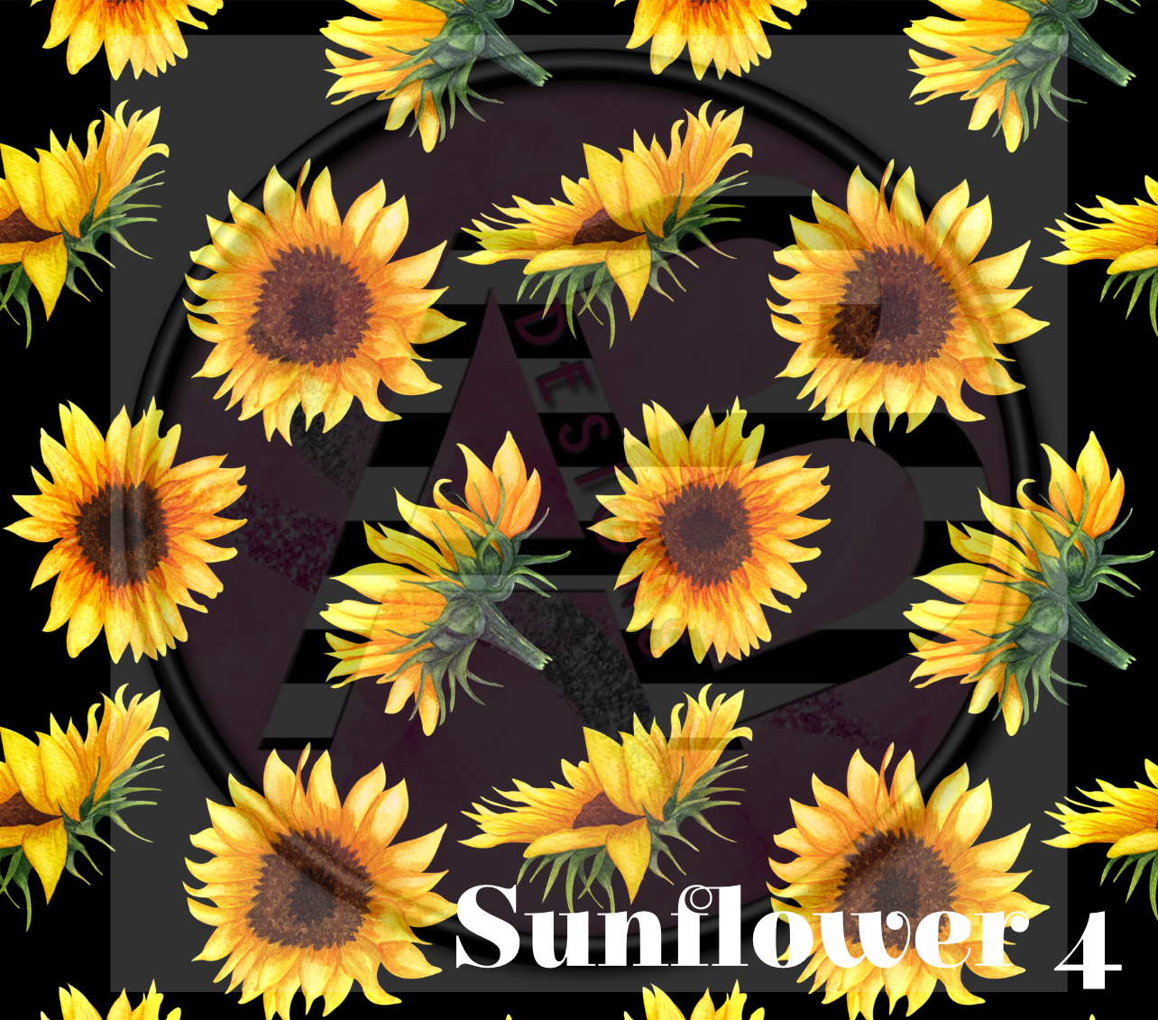 Adhesive Patterned Vinyl - Sunflower 4 – AB Designs, Co.