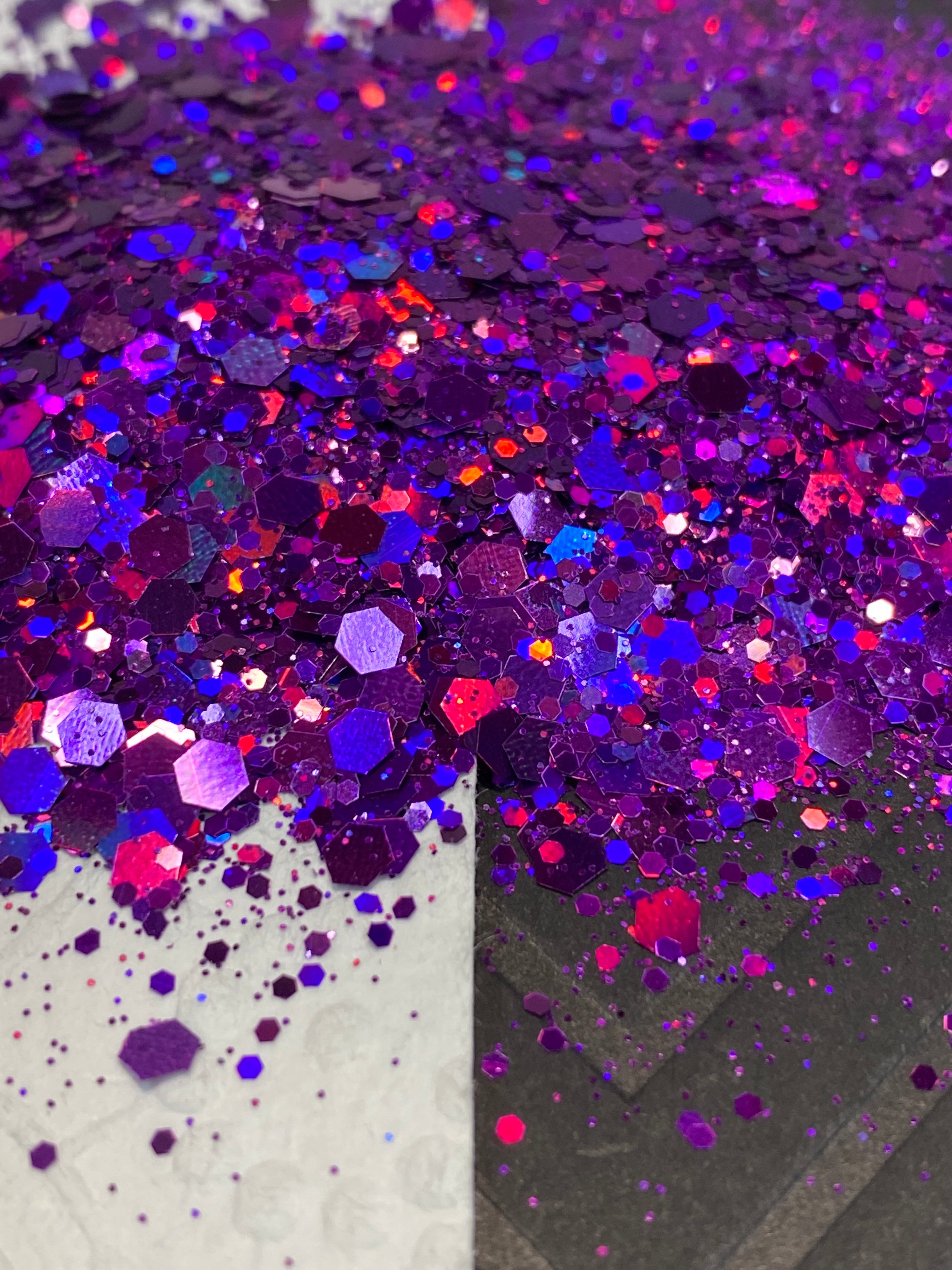 Purple Reign Holo Chunky Mix – AB Designs, Co.